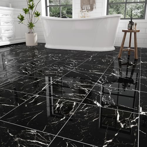10-Pack Peel and Stick Floor Tiles Vinyl Floor 12 x 12 inch Self ...