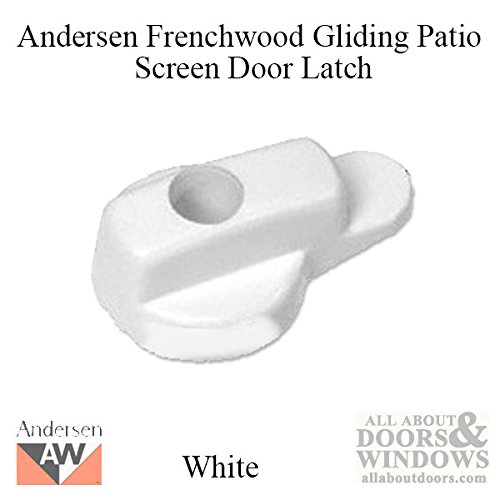 Andersen Screen Door Latch in White 1991 to Present ...