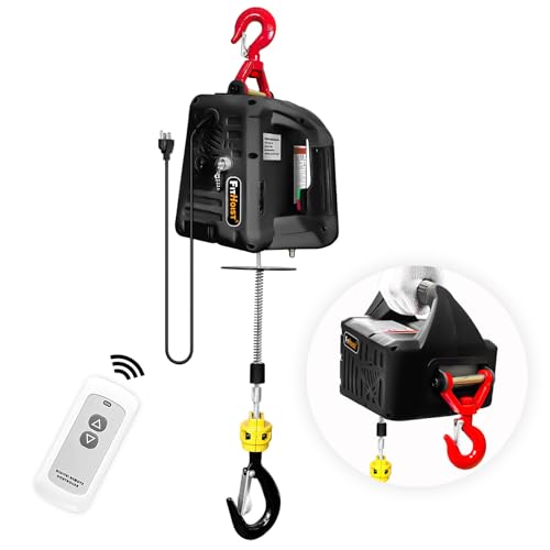 FITHOIST 1100LBS Electric Hoist Winch 2-in-1 | 1500W Portable Manual ...
