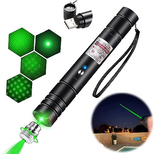 IVVTRYI Green Laser Pointer, Long-Range high-Power Laser Pointer ...
