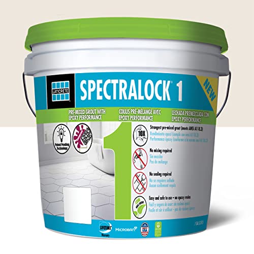 LATICRETE SPECTRALOCK 1 Pre-Mixed Grout #44 Bright White ...