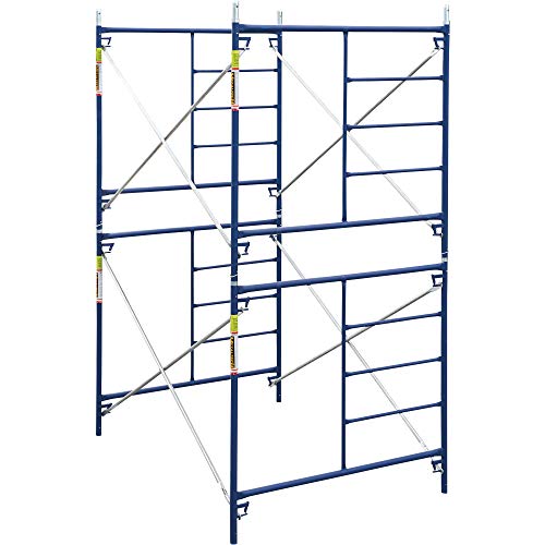Metaltech Safertstack Double Lift Scaffold — Set of 2, 5ft. x 10ft. x ...