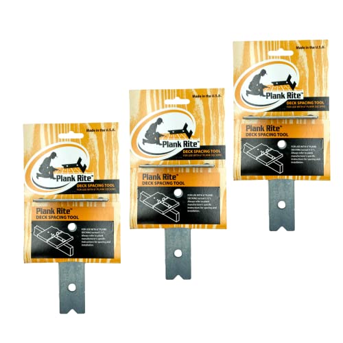 Plank Rite Steel Deck Spacing and Fastening Tool 3 Pack for Use with 5 ...
