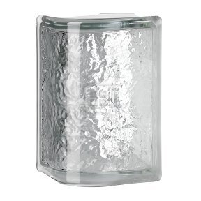 Quality Glass Block 4 x 8 x 4 Cortina Rounded Corner Glass Block ...