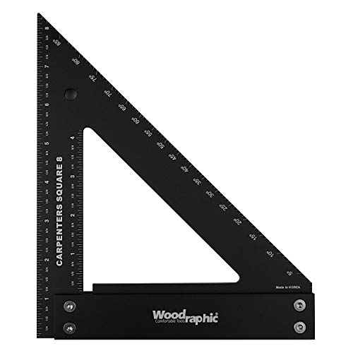 Woodraphic Professional Carpenter Square Layout Tools Framing ...